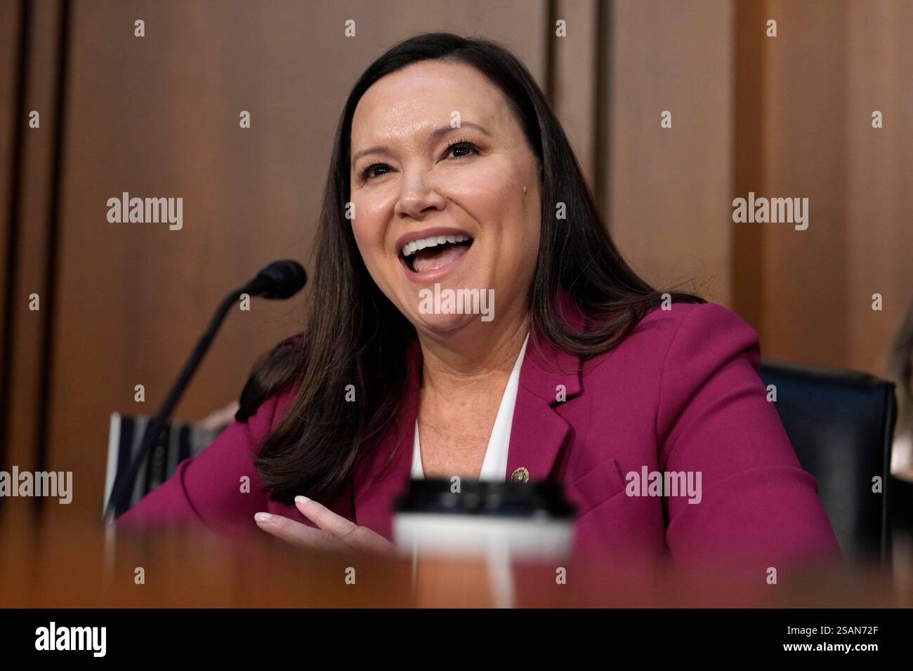 Sen. Ashley Moody, R-Fla., speaks during the confirmation hearing ...