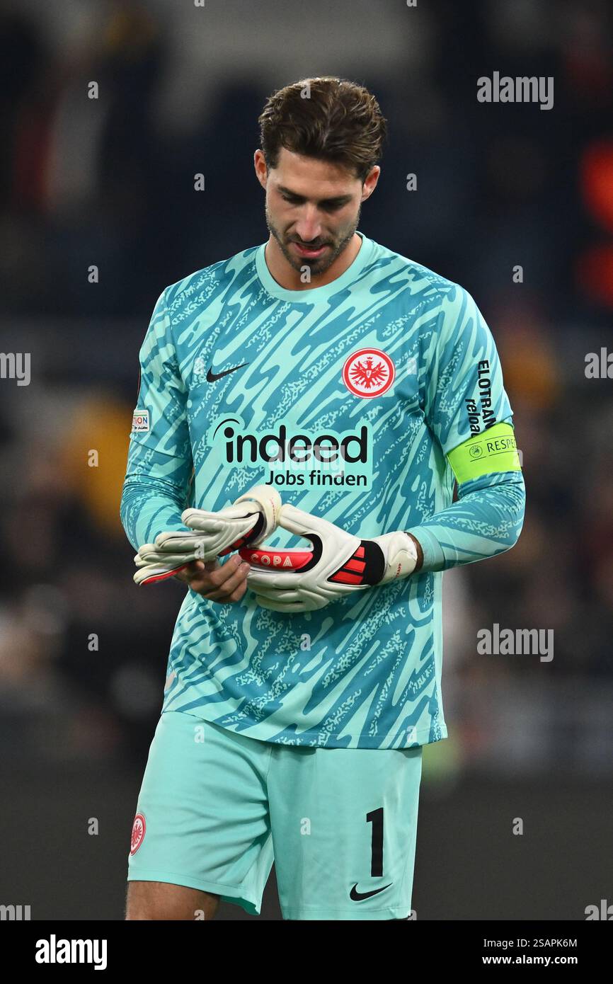 Kevin Trapp von Eintracht Frankfurt bedauert die Niederlage beim Spiel ...