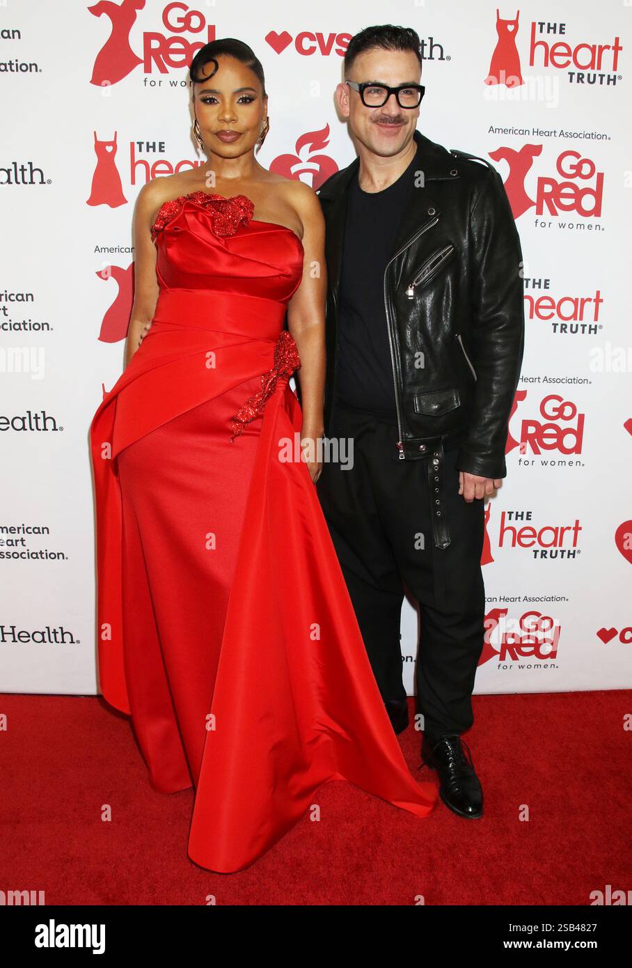 30. Januar 2025 Sanaa Lathan und Rubin Singer nehmen an American Heart ...