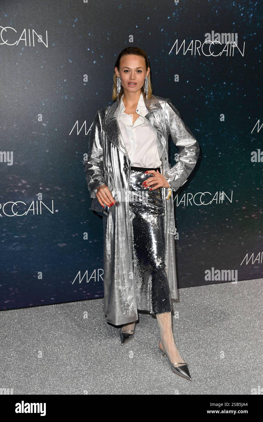 Olga Löffler bei der MARC CAIN Fashion SHOW im Rahmen der Berlin ...