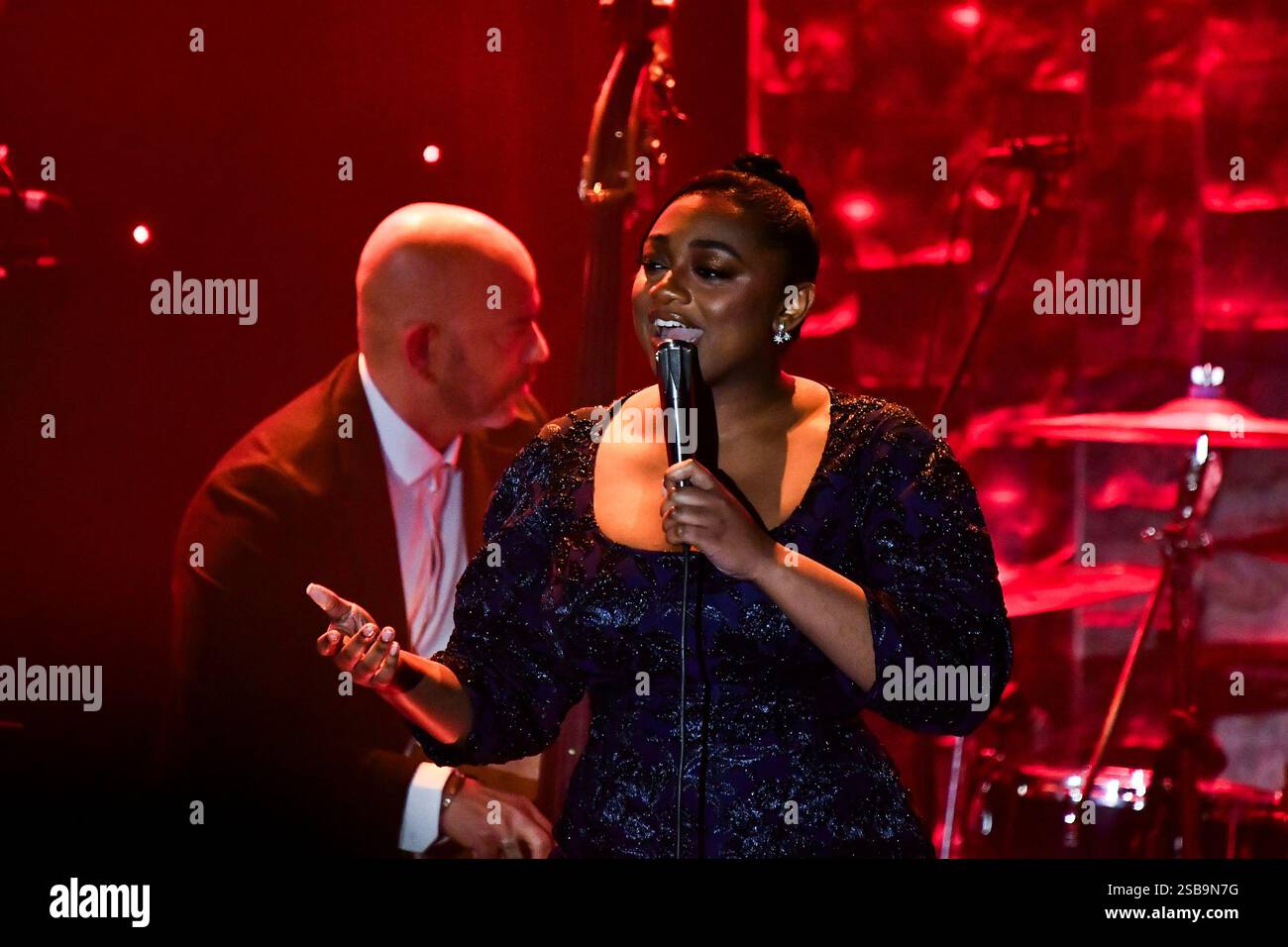 Samara Joy performs during the Pre-Grammy Gala on Saturday, Feb. 1 ...