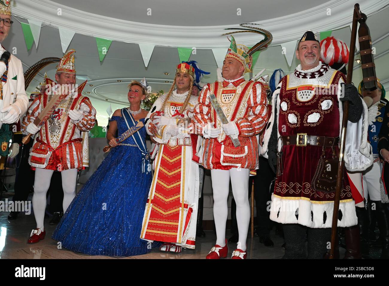 Das Düsseldorfer Prinzenpaar Prinz Andreas i Andreas Mauska und Venetia Evelyn Evelyn Werner ...