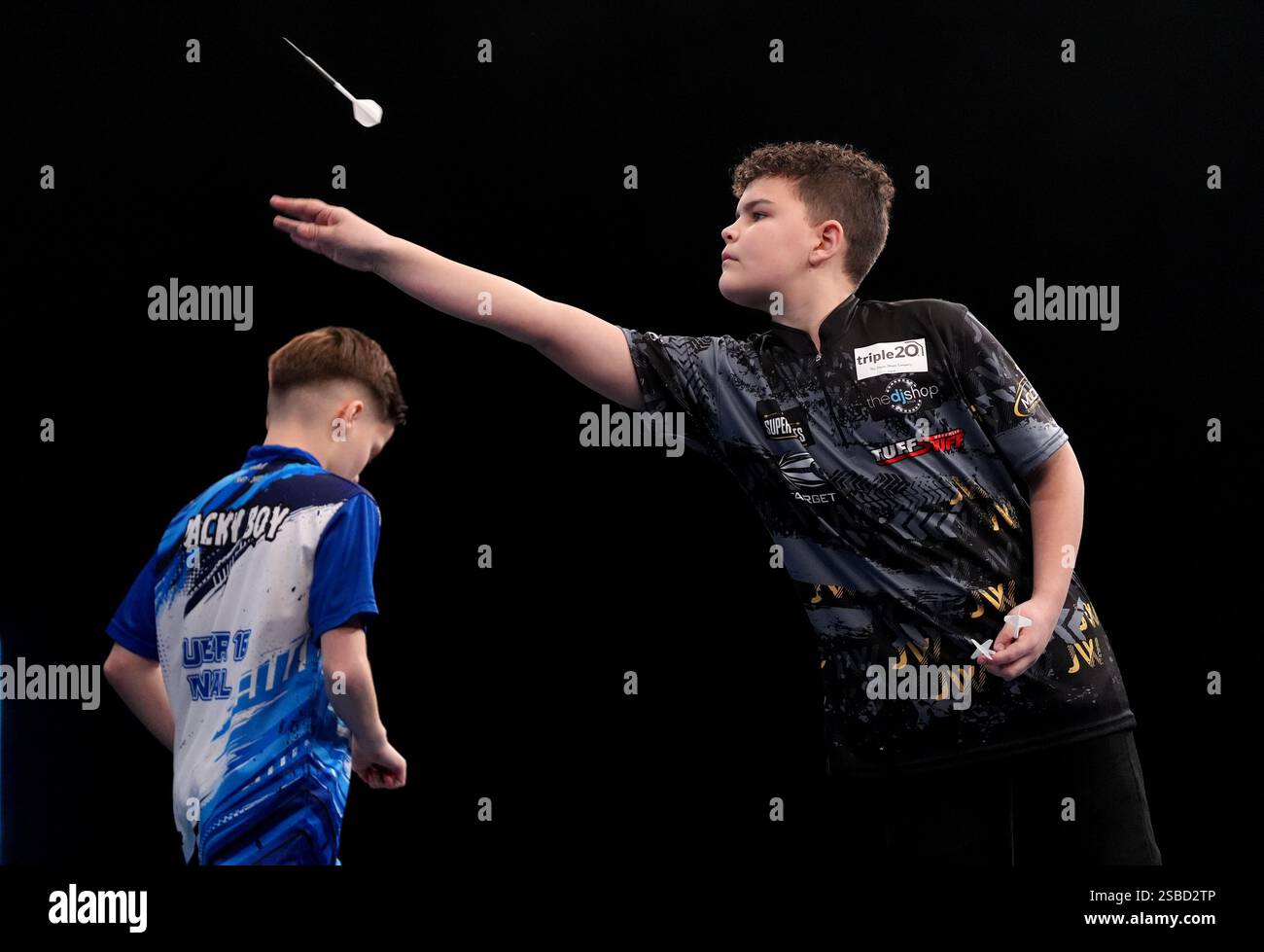 Jayden Walker gegen Jack Johnson im Finale der JDC Super 16 Championship 2025 am vierten Tag der ...