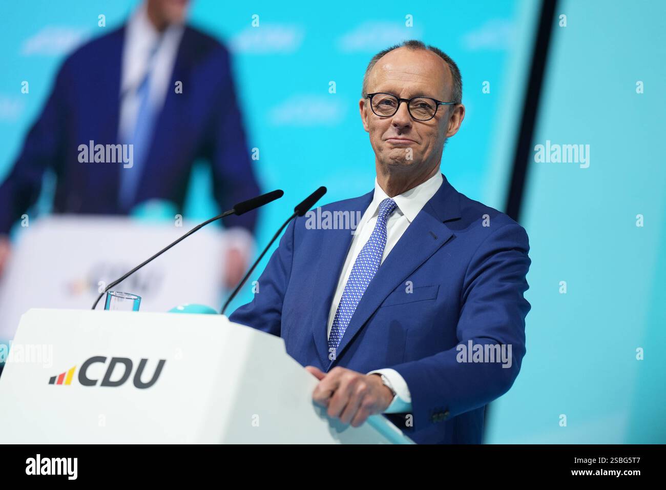 37.Bundesparteitag der CDU Deutschlands Friedrich Merz, Kanzlerkandidat ...