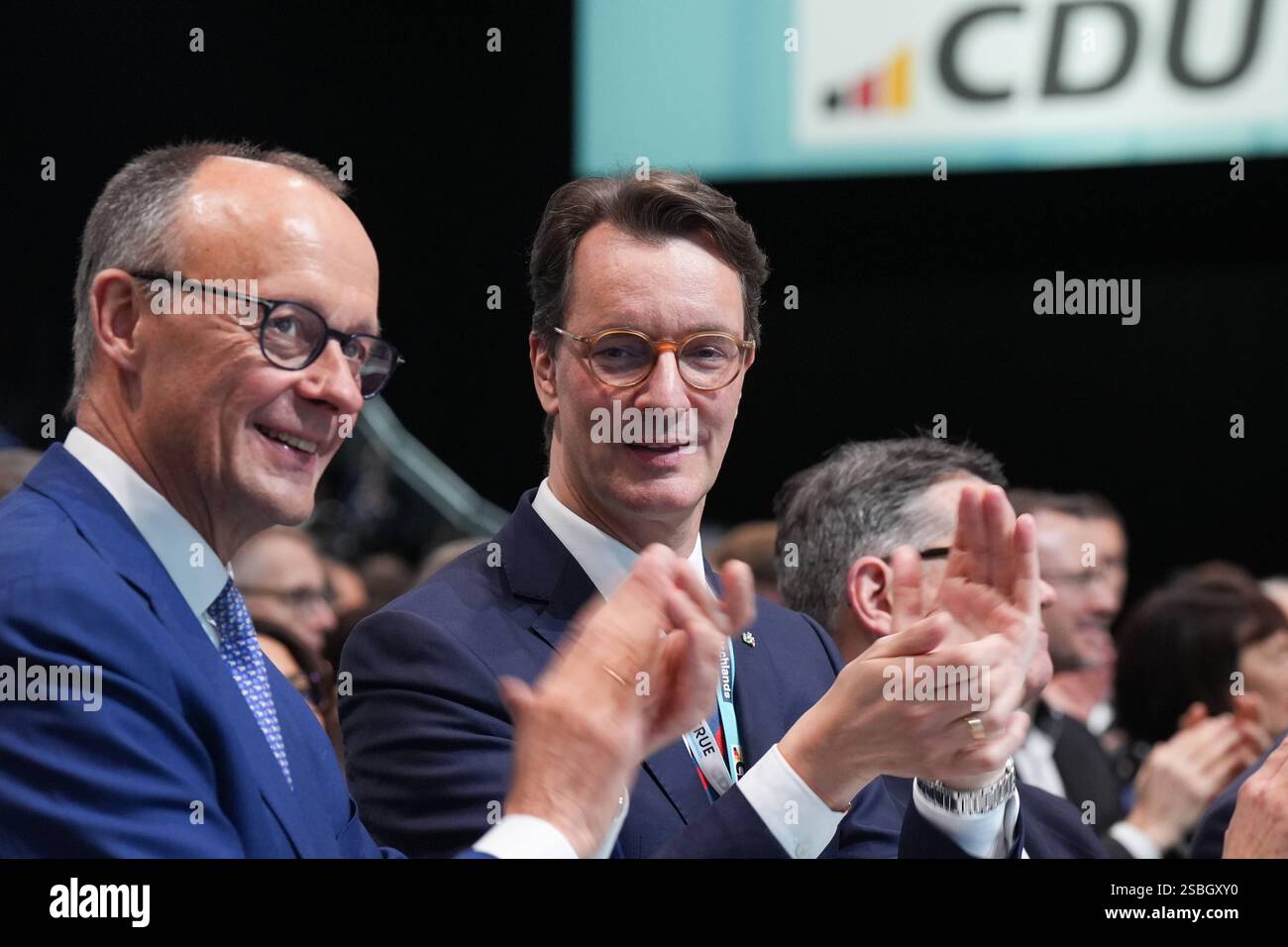 37.Bundesparteitag der CDU Deutschlands Kanzlerkandidat Friedrich Merz ...