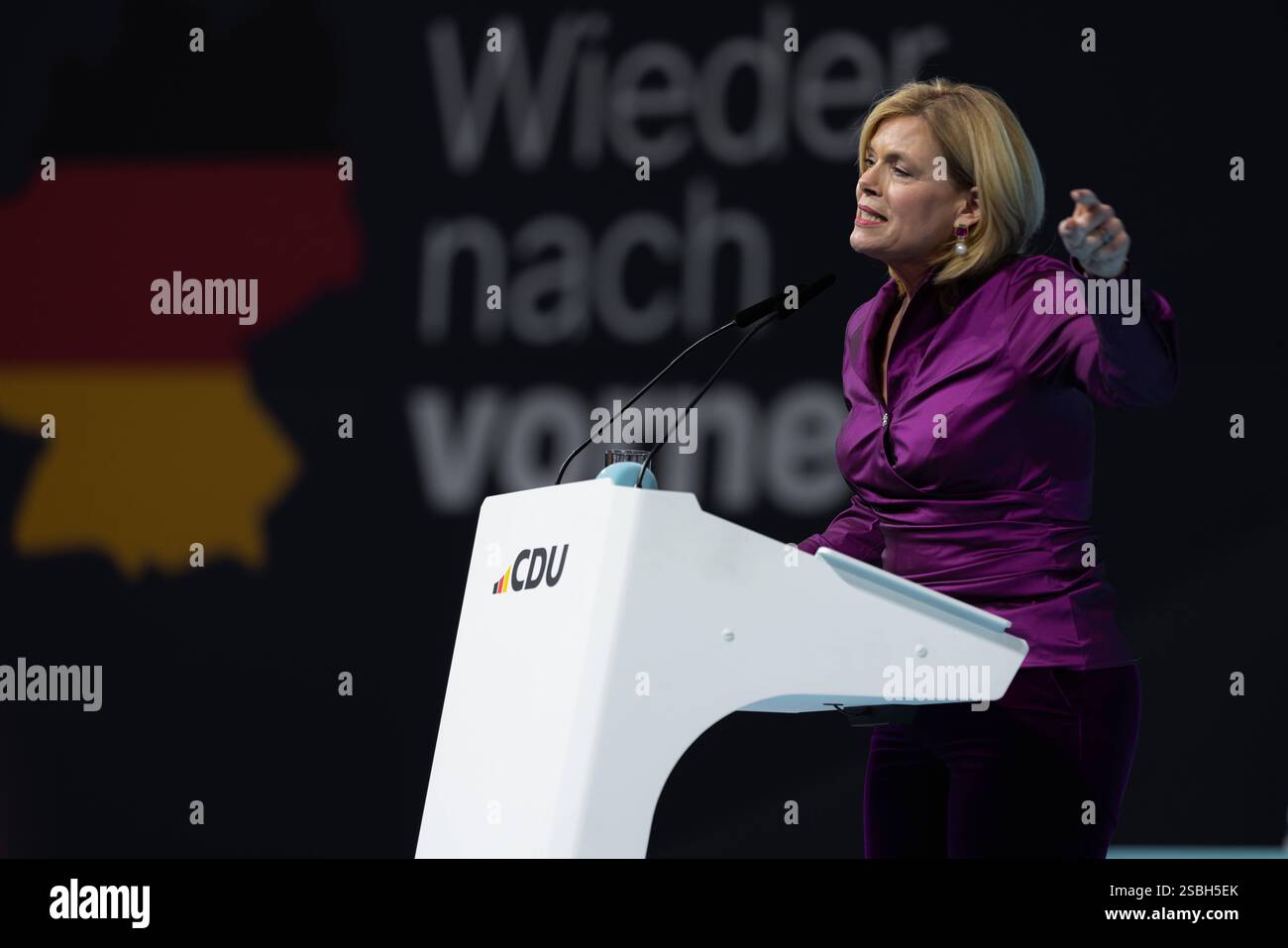 37. Parteitag der CDU Deutschlands Deutschland, CityCube Berlin den 03.02.2025: MDB Julia ...