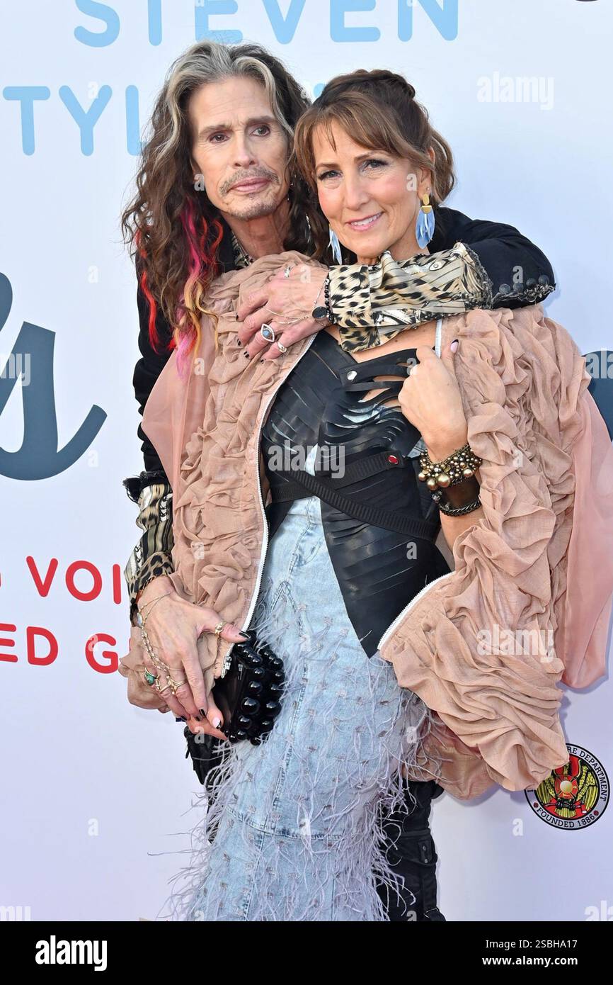 Steven Tyler, Edie Allen bei Ankunft für Steven Tylers Jam für Janie ...