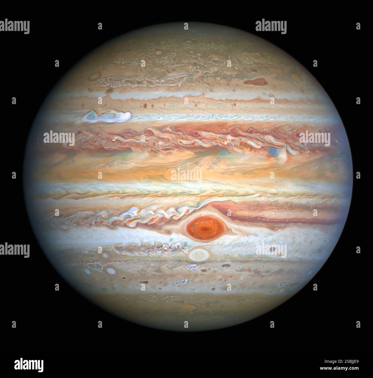Dieses Bild des Jupiters wurde am 25. August 2020 vom Hubble ...