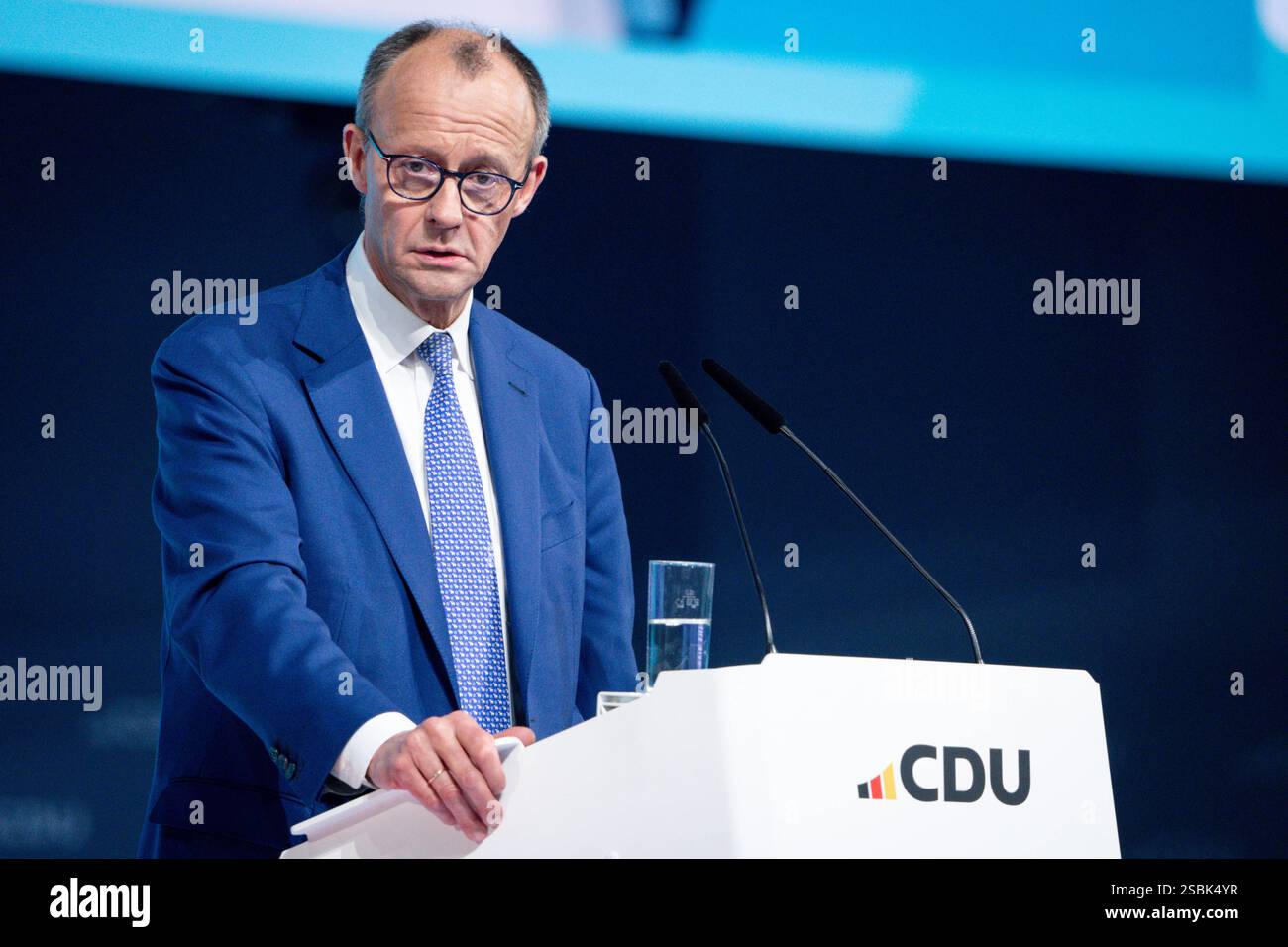 37.Bundesparteitag der CDU Deutschlands Friedrich Merz, Vorsitzender ...