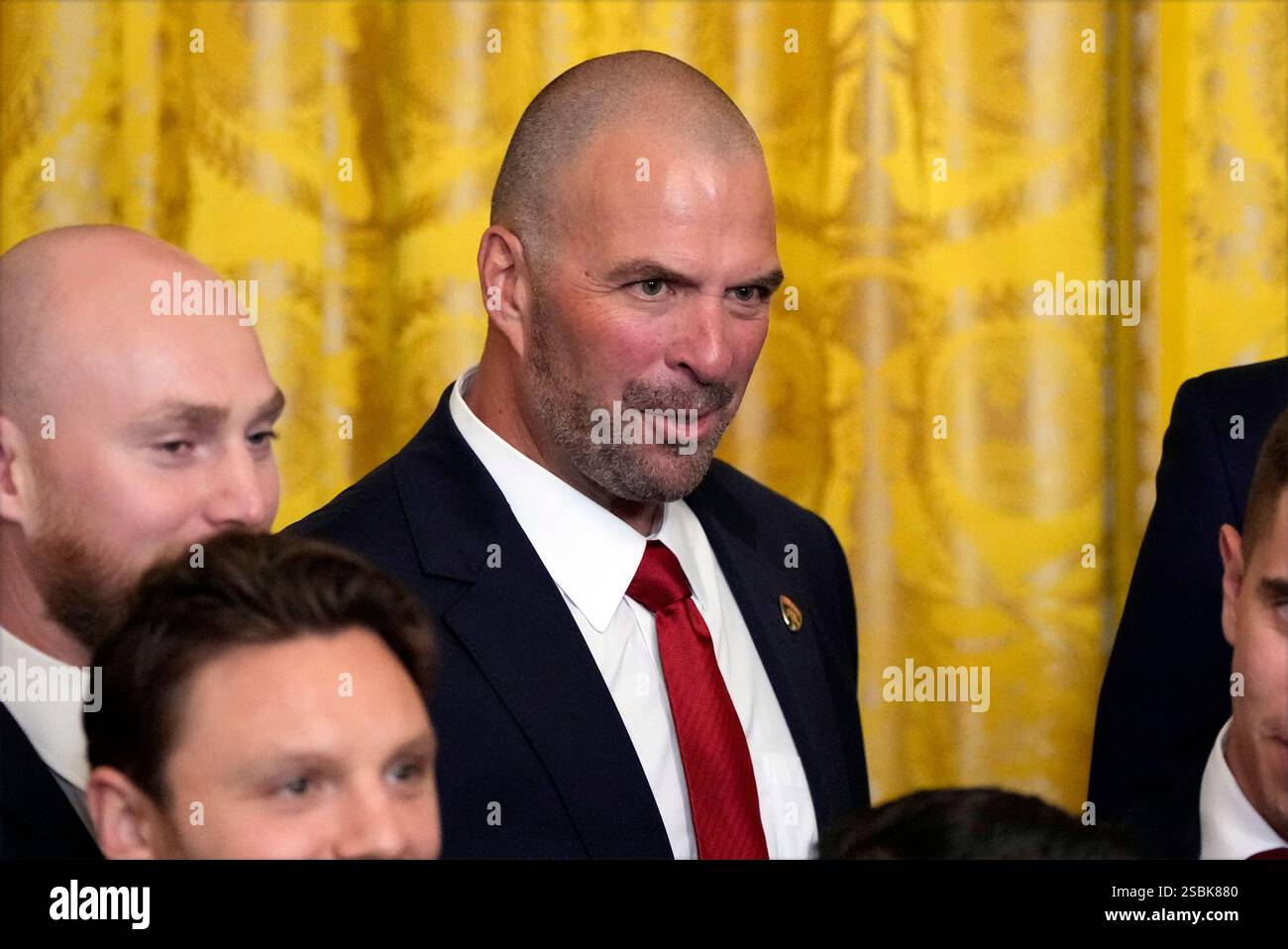 Florida Panthers general manager Bill Zito watches before President ...