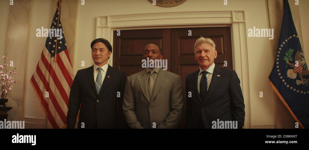 CAPTAIN AMERICA: TAPFERE NEUE WELT, von links: Takehiro Hira, Anthony ...