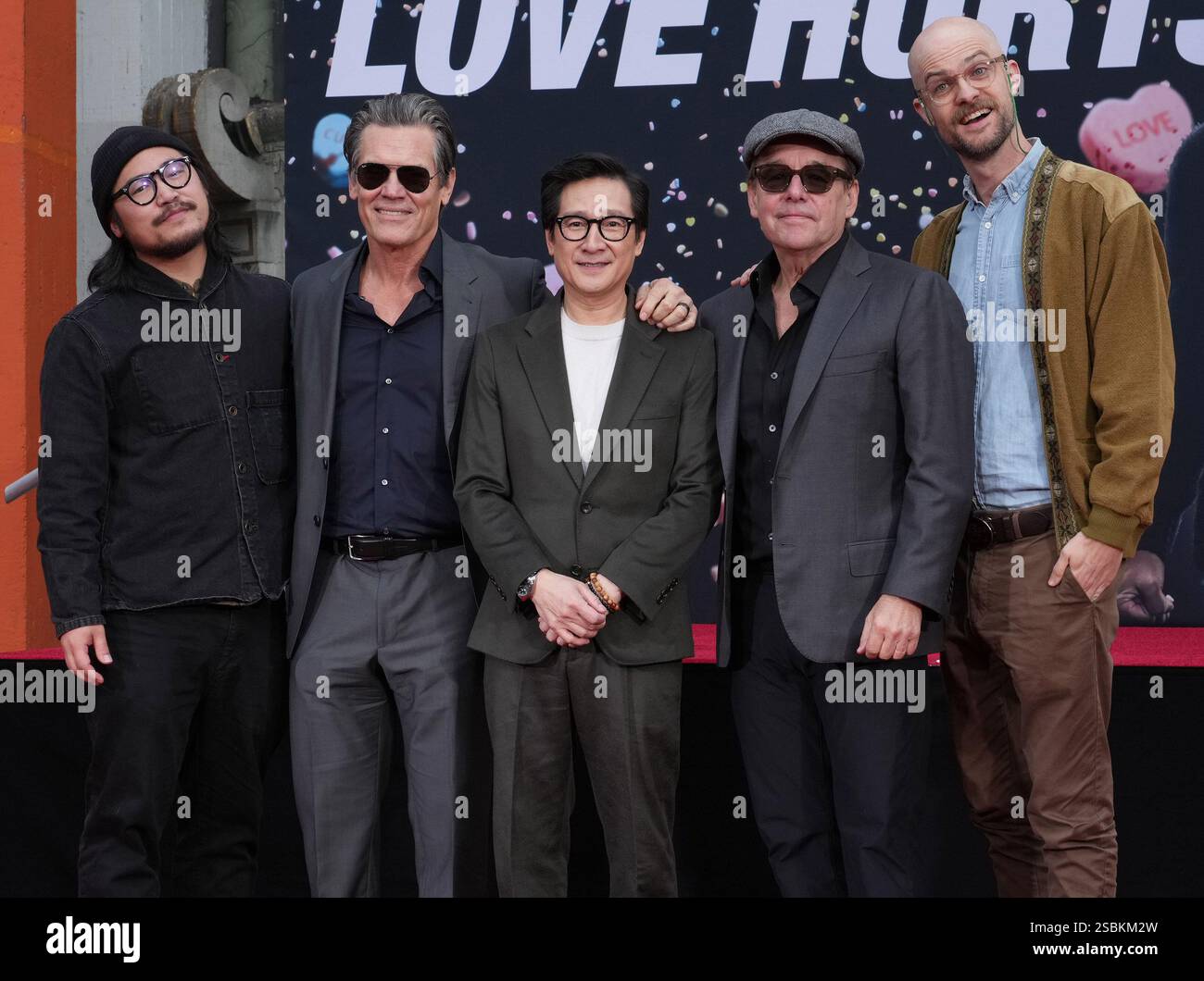 Los Angeles, USA. Februar 2025. (L-R) Sprecher Daniel Kwan, Josh Brolin ...