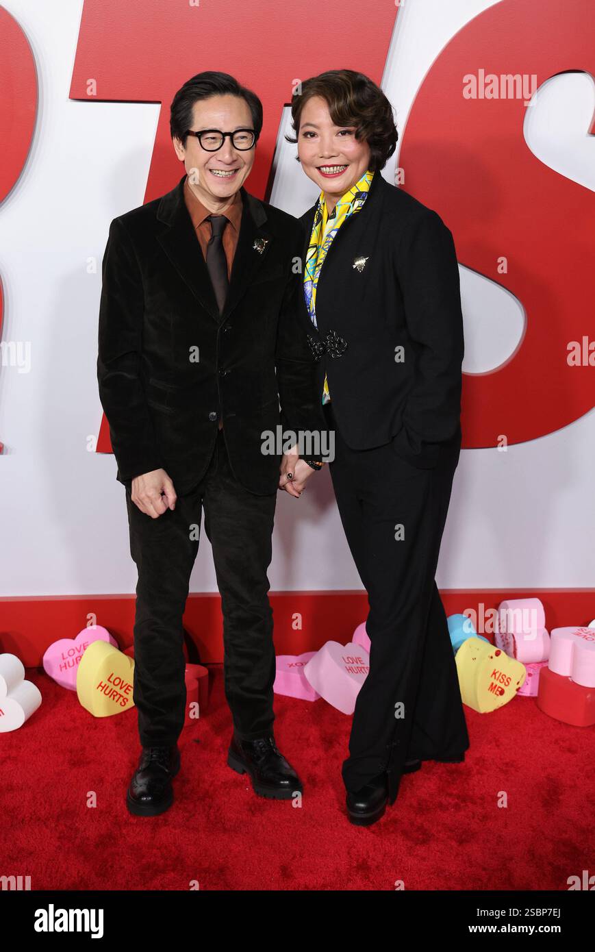 Hollywood, ca. 3. Februar 2025. KE Huy Quan, Echo Quan bei der Premiere ...