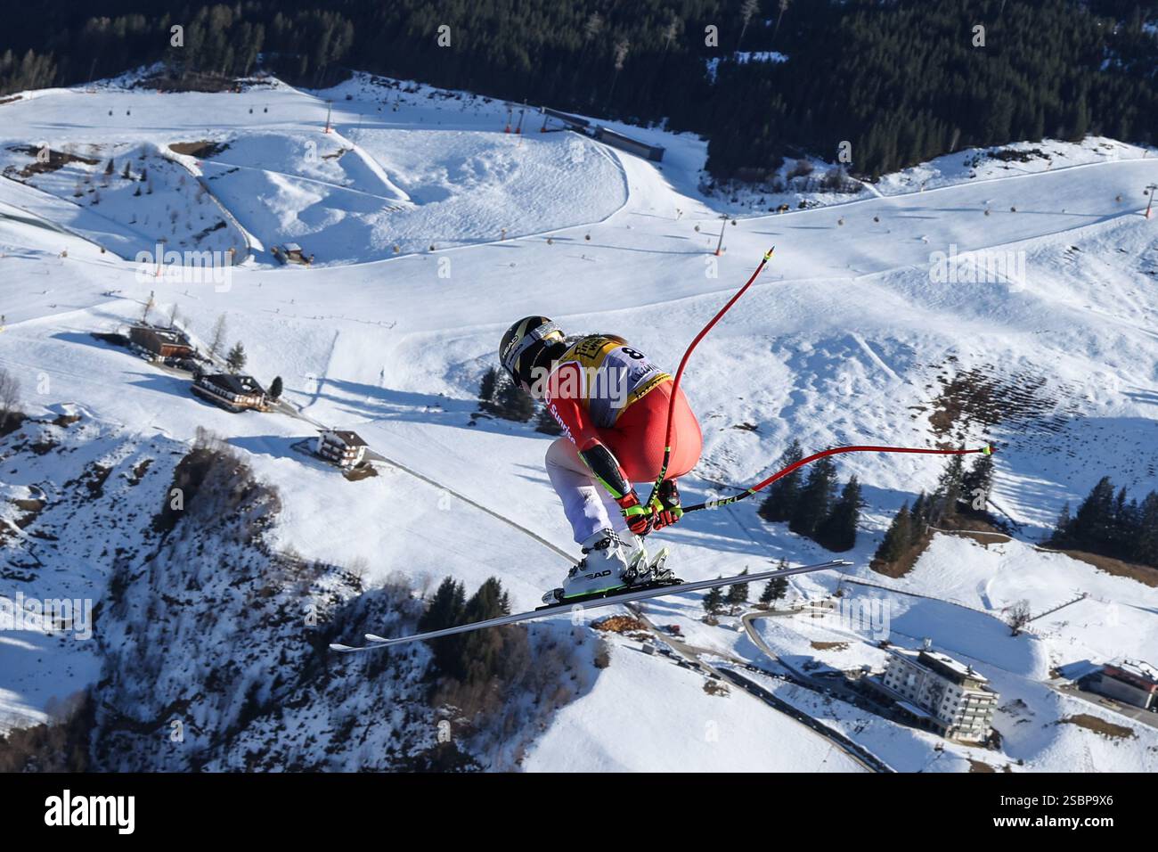 FIS Alpinweltmeisterschaft Saalbach 2025 Damen Abfahrtstraining 1 ...