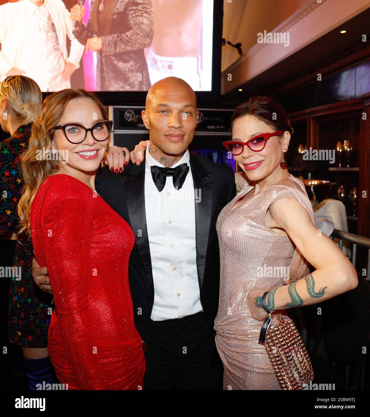 Ornella Muti, Jeremy Meeks, Naike Rivelli bei der LAMBERTZ MONDAY NIGHT ...