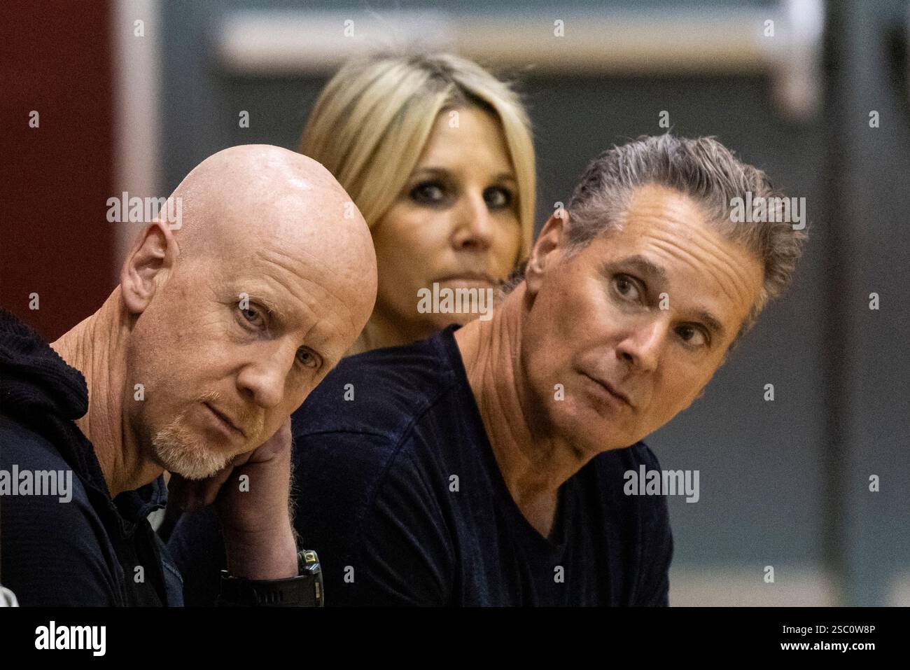 GoFundMe CEO Tim Cadogan, left, The Change Reaction founders Greg ...