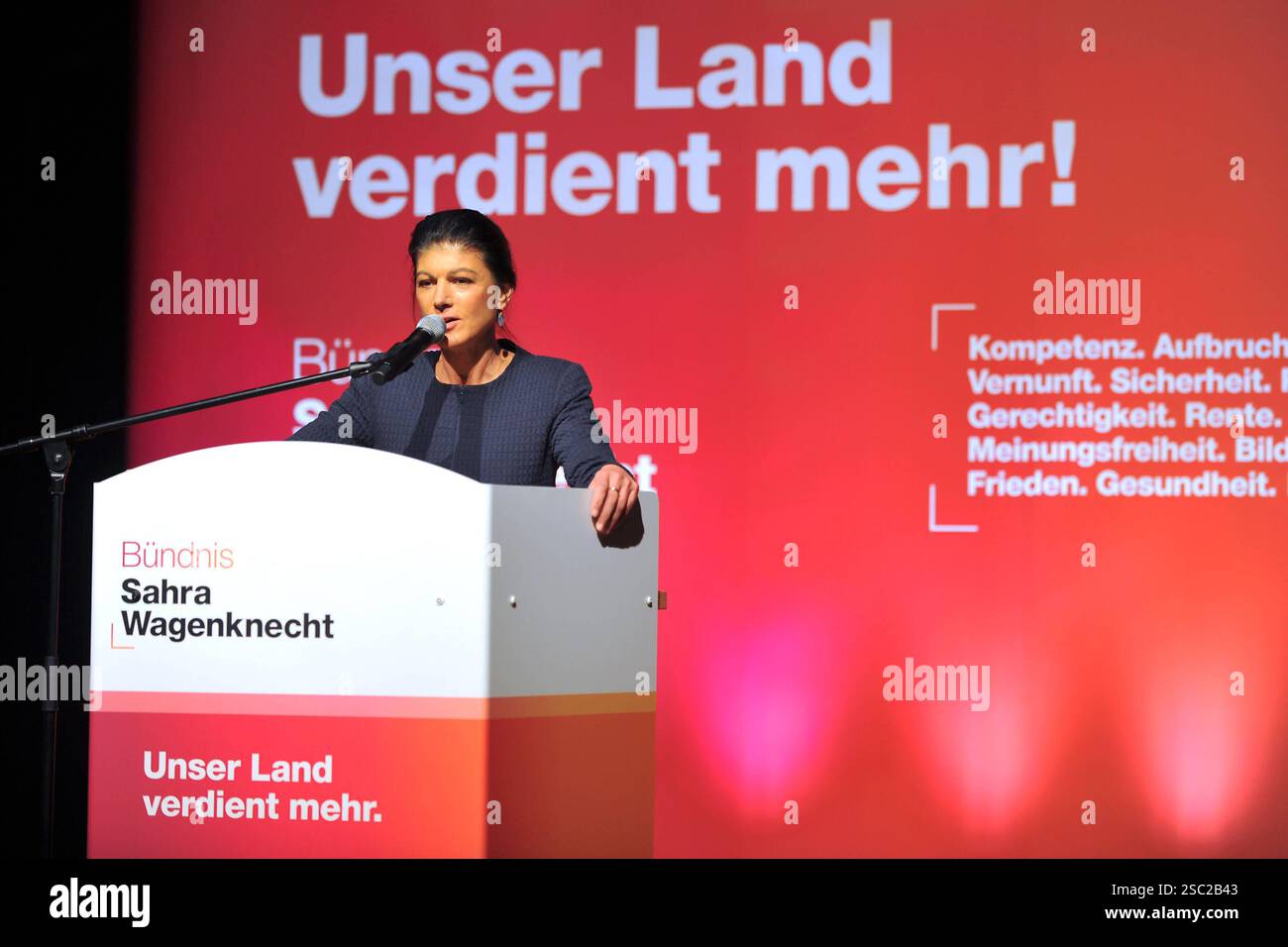 Bundestagswahl 2025. Sahra Wagenknecht BSW Bündnis Sahra Wagenknecht ...