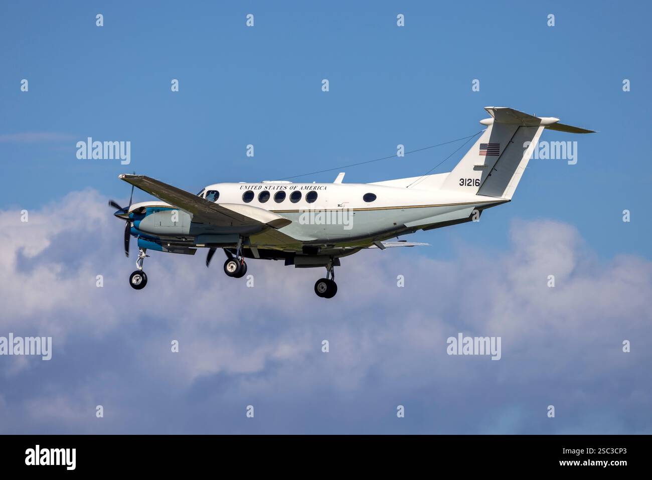 US Air Force Beech C-12D-1 Huron (A200CT) (REG: 83-0494), zweiter Huron ...