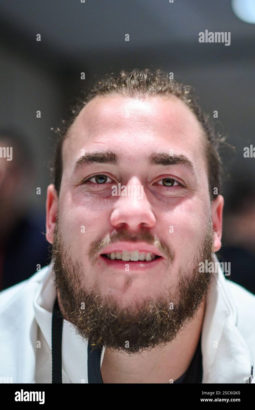 New Orleans, USA. Februar 2025. Philadelphia Eagles Offensive Lineman ...