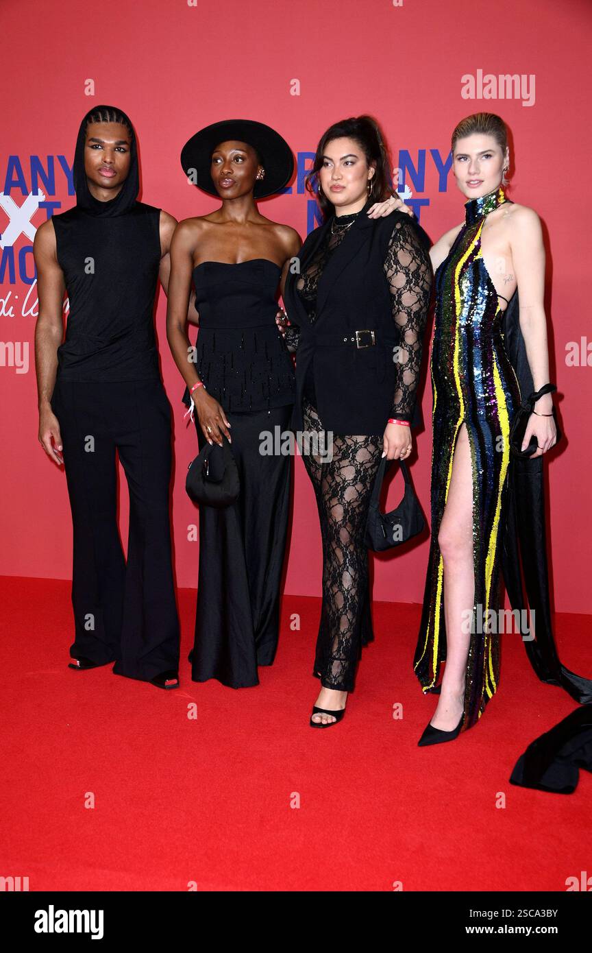 Jermaine Kokou, Toni Dreher-Adenuga, Vivien Blotzki und Lea Oude ...