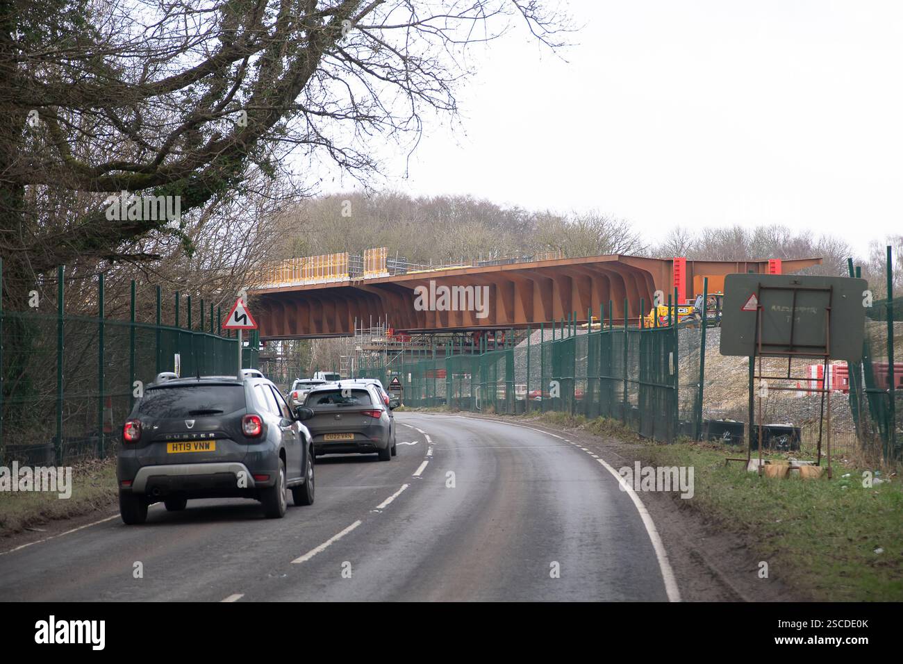 Wendover, Großbritannien. Februar 2025. Während der Bau der High Speed ...