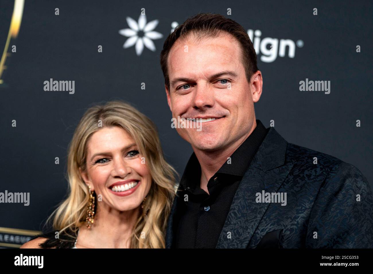 New Orleans, Usa. Februar 2025. Kevin O’Connell und seine Frau Leah O ...