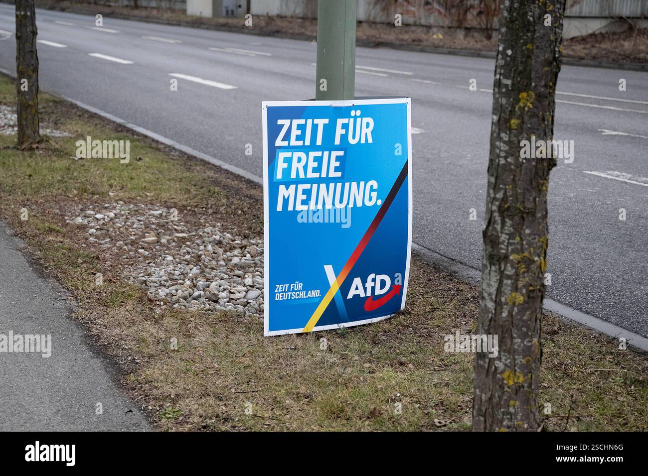 München GER, Themenbild, Wahlplakate zur Bundestagswahl in Deutschland ...