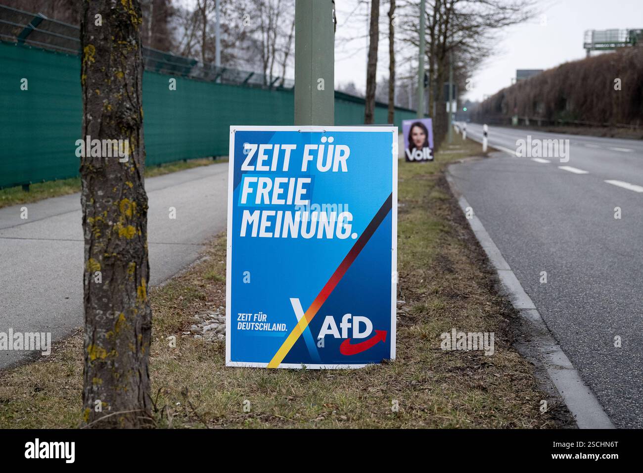 München GER, Themenbild, Wahlplakate zur Bundestagswahl in Deutschland ...