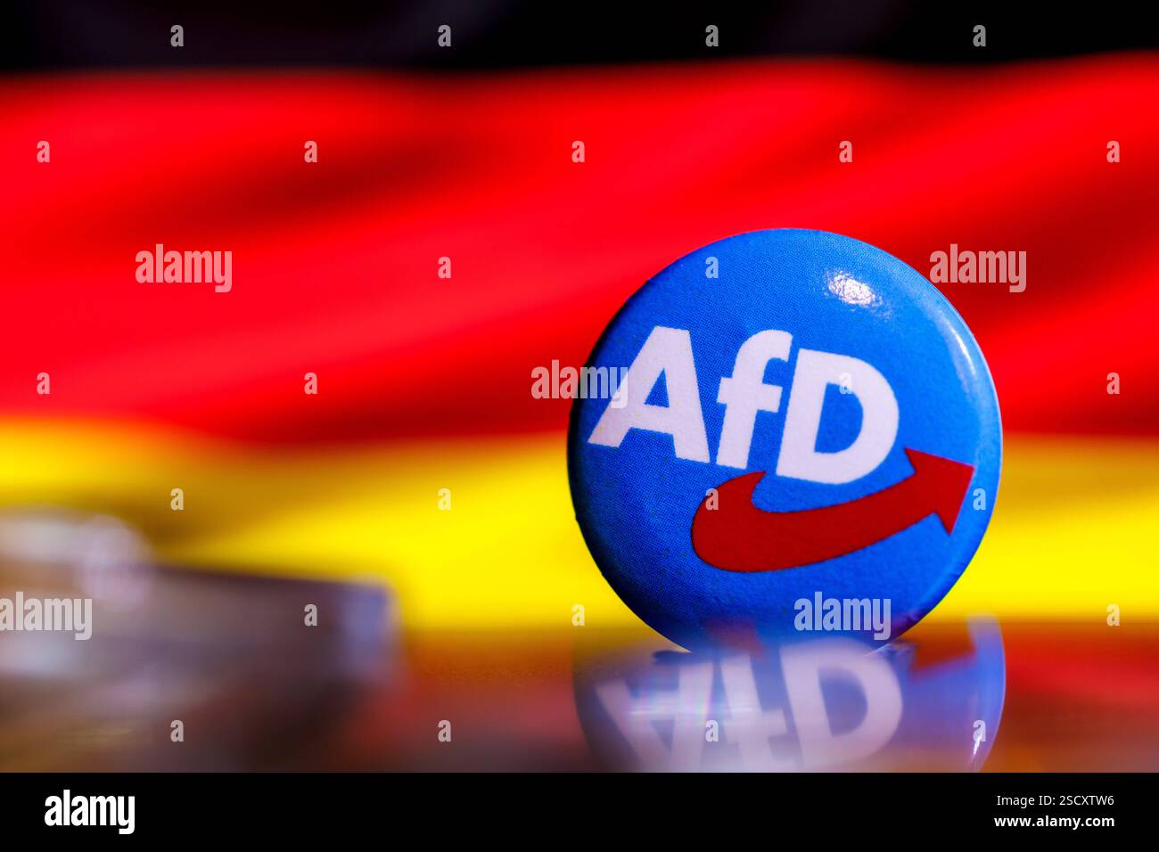 Symbolfoto AfD DEU/Deutschland/Illustration, 07.02.2025, ein ...