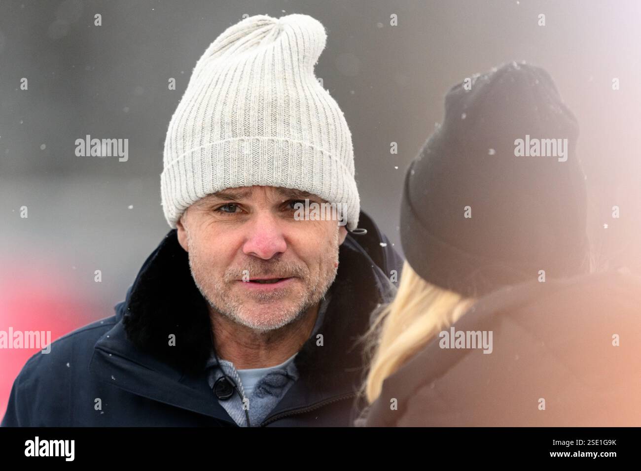 250208 anders Blomquist, Expertkommentator på SVT, efter loppen över 20 ...