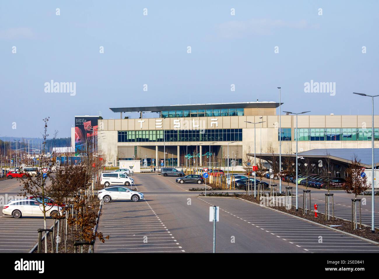 TESLA GIGA Factory Brandenburg DEU/Deutschland/Brandenburg/Gruenheide ...