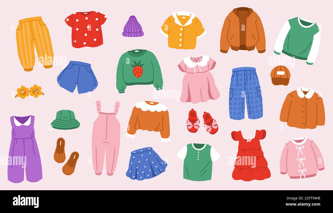 Kinder outfits -Fotos und -Bildmaterial in hoher Auflösung – Alamy