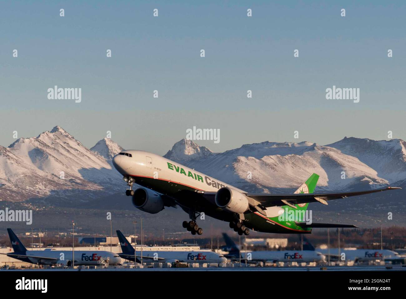 Anchorage, Alaska, USA. Februar 2025. ANCHORAGE, ALASKA – 9. FEBRUAR ...