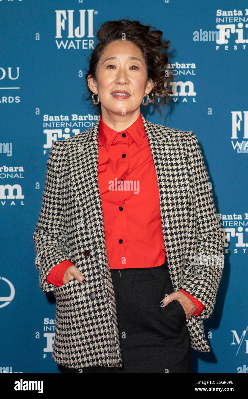 Sandra Oh bei der Verleihung des virtuosos Award auf dem 40. Santa ...