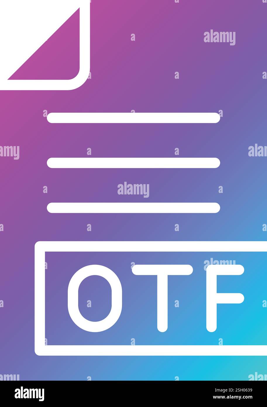 Otf logo Stock-Vektorgrafiken kaufen - Alamy