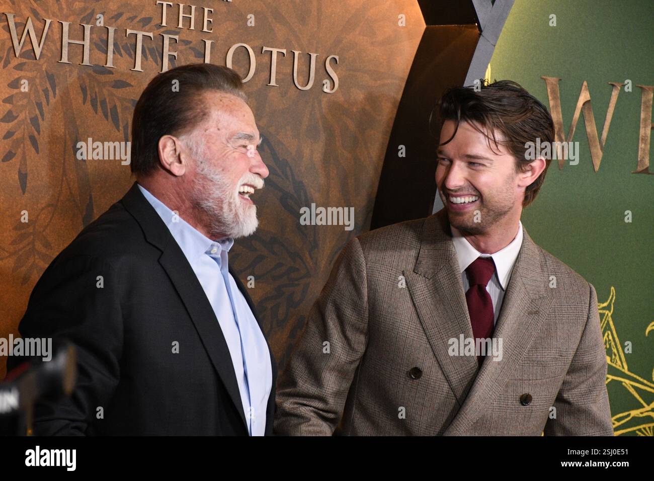 Am 10. Februar 2025 nahmen der Schauspieler Arnold Schwarzenegger und ...