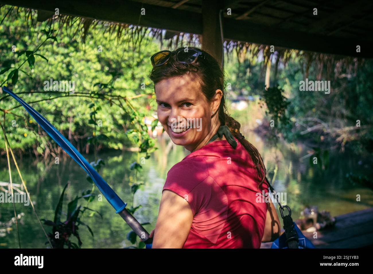 Preak Svay, Insel Koh Rong, Kambodscha, 6. Februar 2025 Touristen ...