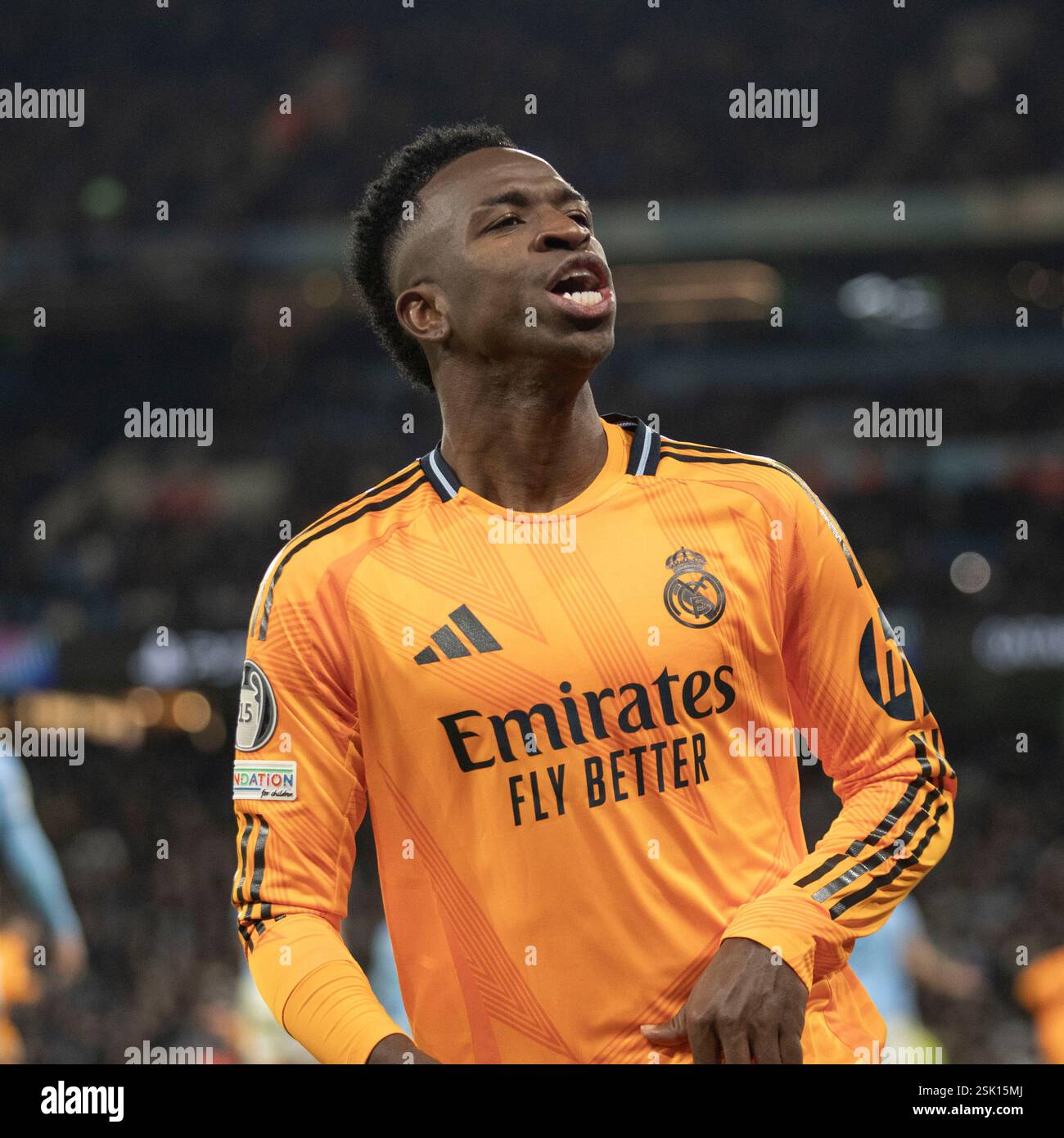 Tor 2-2 Vinicius Junior #7 von Real Madrid CF feiert Brahim Diaz #21 von Real Madrid CF, der ...