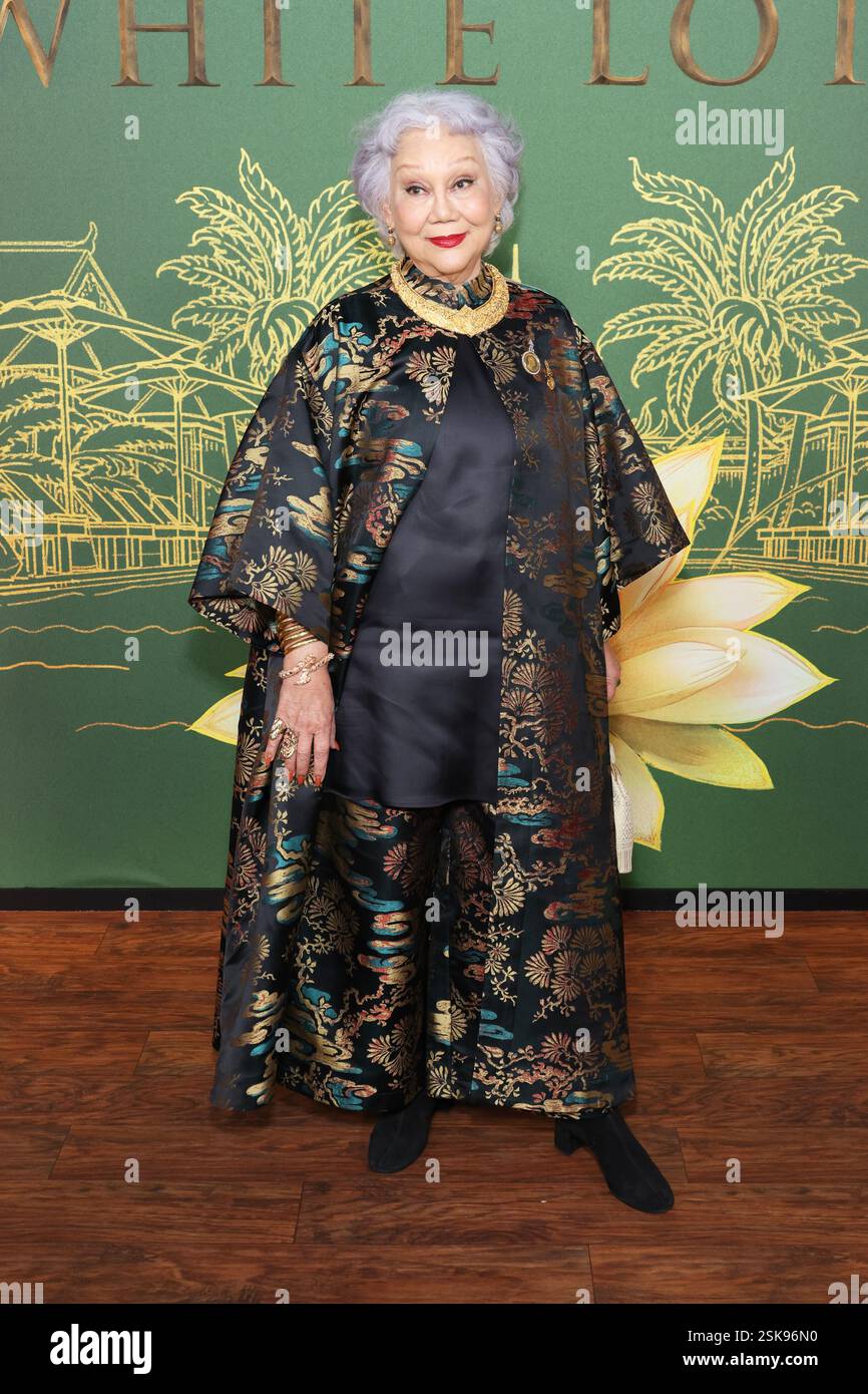 Los Angeles, USA. Februar 2025. Lek Patravadi kommt am 10. Februar 2025 ...