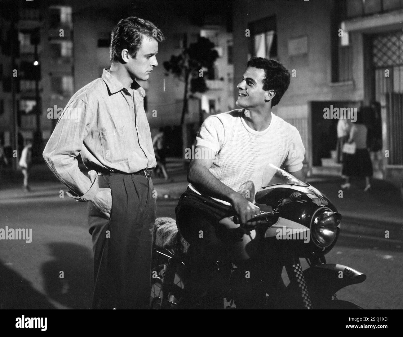 Spiros Focas, Gianni Garko in Morte di un Amico 1959#Spiros Focas, Gianni Garko in Morte di un ...
