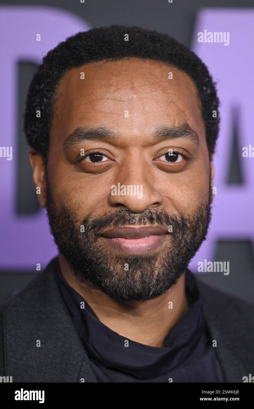 New York, USA. Februar 2025. Chiwetel Ejiofor nimmt am 12. Februar 2025 ...