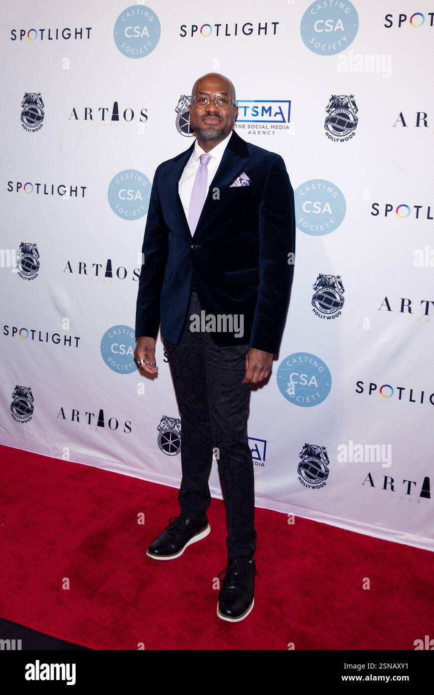 Ny. Februar 2025. Rashad Naylor bei der Ankunft für die 40. Artios ...