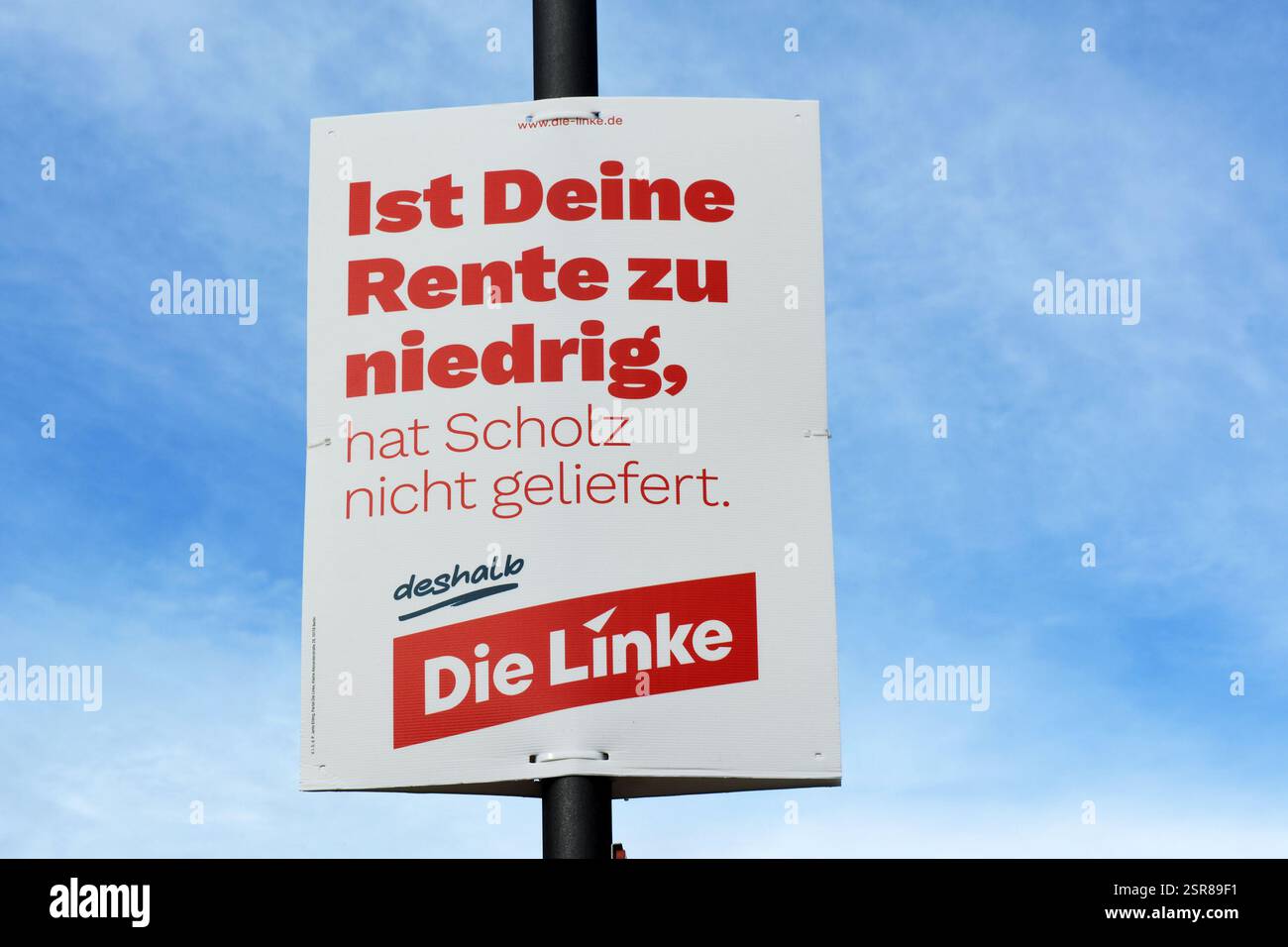 Wahlplakat der linken partei -Fotos und -Bildmaterial in hoher ...