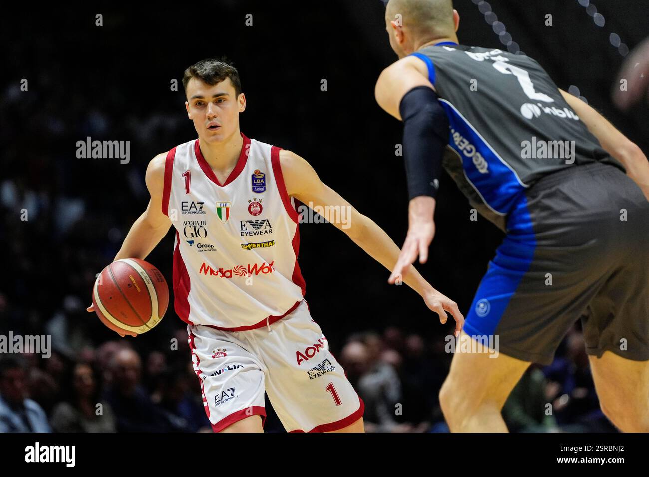 Torino, Italien. Februar 2025. EA7 Emporio Armani Olimpia Milano Nenad ...