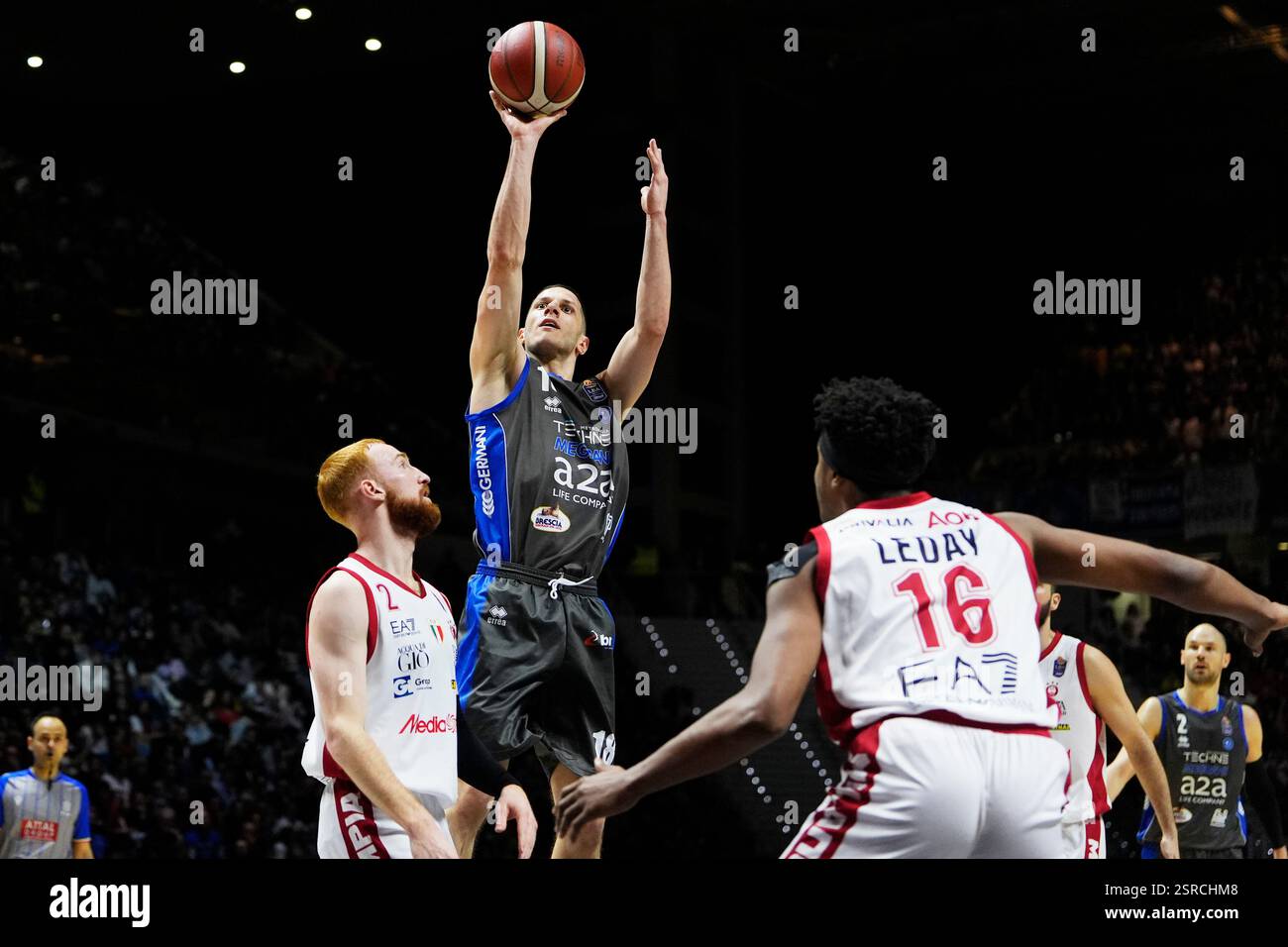 Torino, Italien. Februar 2025. Germani Pallacanestro Brescia Nikola ...