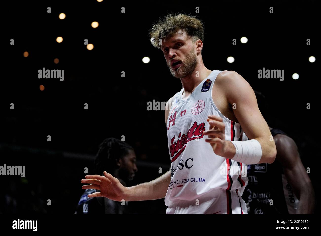 Torino, Italien. Februar 2025. Pallacanestro Trieste Jayce Johnson im ...