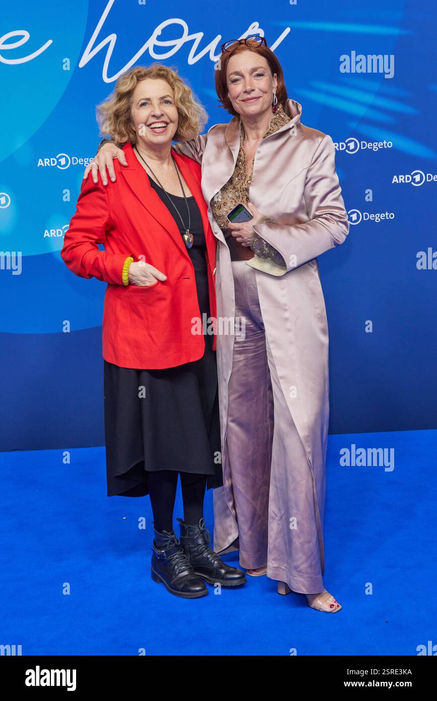 Michaela Mai und Aglaia Szyszkowitz - Gaesteankunft zum ARD Blue Hour ...
