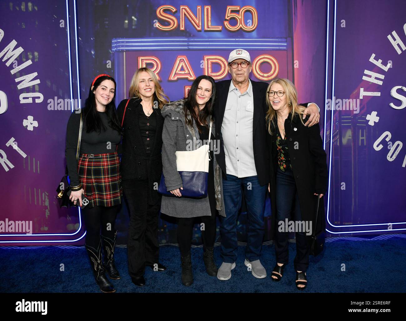 Chevy Chase and his family attend the SNL50: The Homecoming Concert at ...