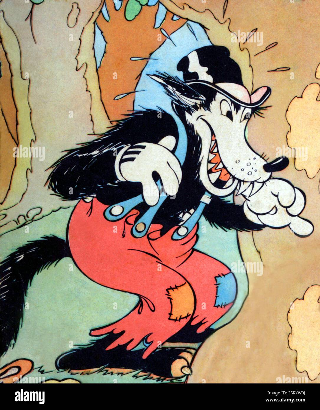 DREI KLEINE SCHWEINE DER GROSSE BÖSE Wolf, der die drei kleinen ...