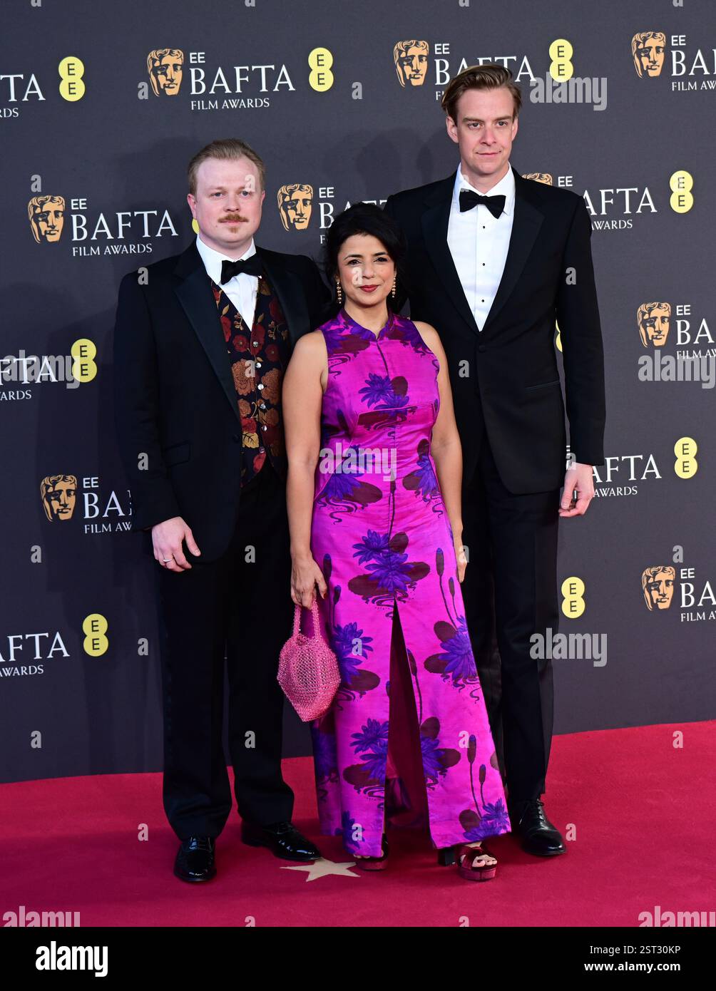 LONDON, GROSSBRITANNIEN. Februar 2025. James Bowsher, Sandhya Suri und ...
